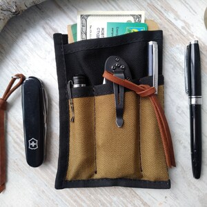 Edc Slip Case/ Field Note Case/notebook Case/ EDC Pocket Organizer/edc ...