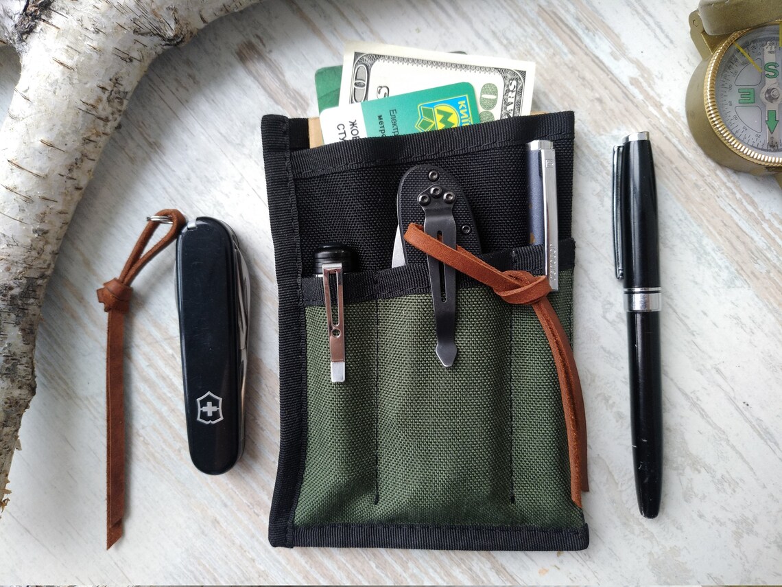 Edc Slip Case/ Field Note Case/notebook Case/ EDC Pocket | Etsy