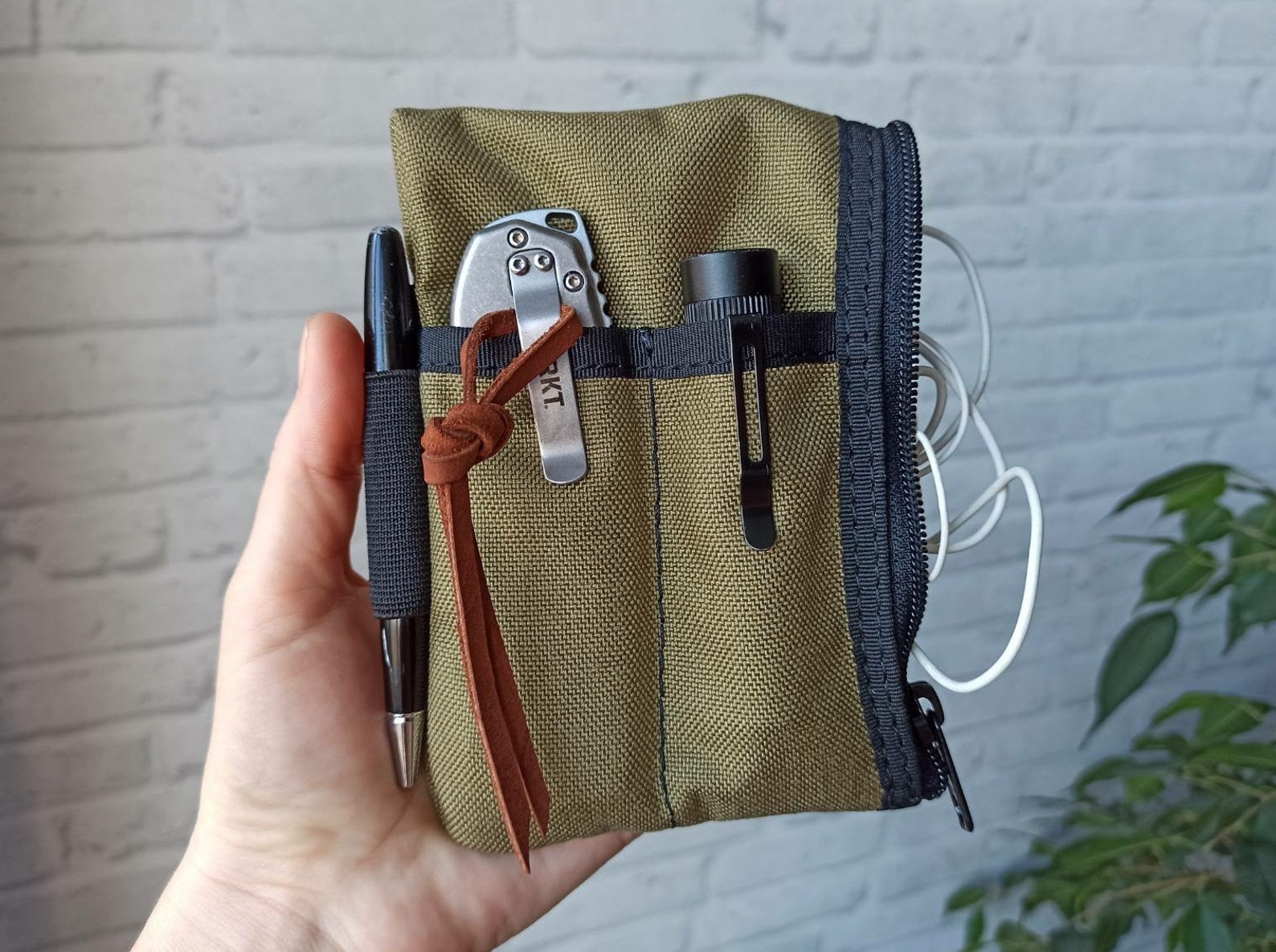 Edc Wallet/edc Pocket Organizer/edc Slip Case/zipper EDC - Etsy