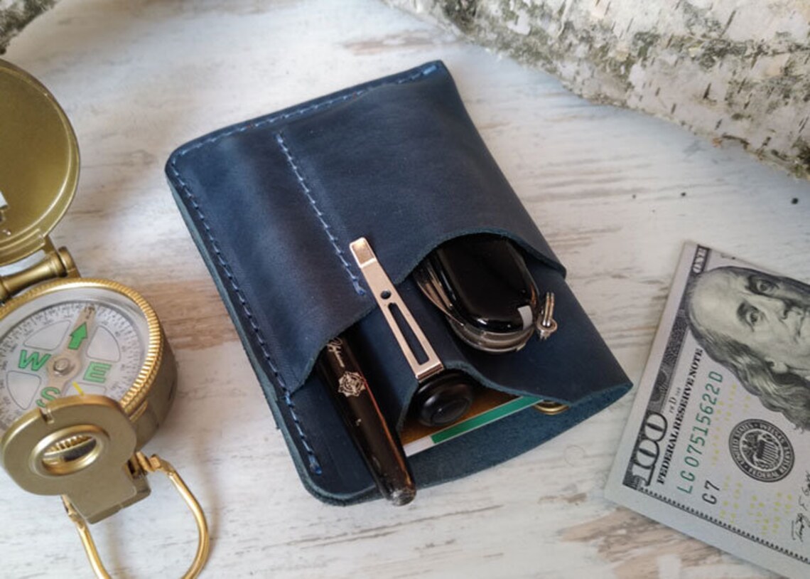 Leather EDC Wallet/edc Pocket Organizer/edc - Etsy