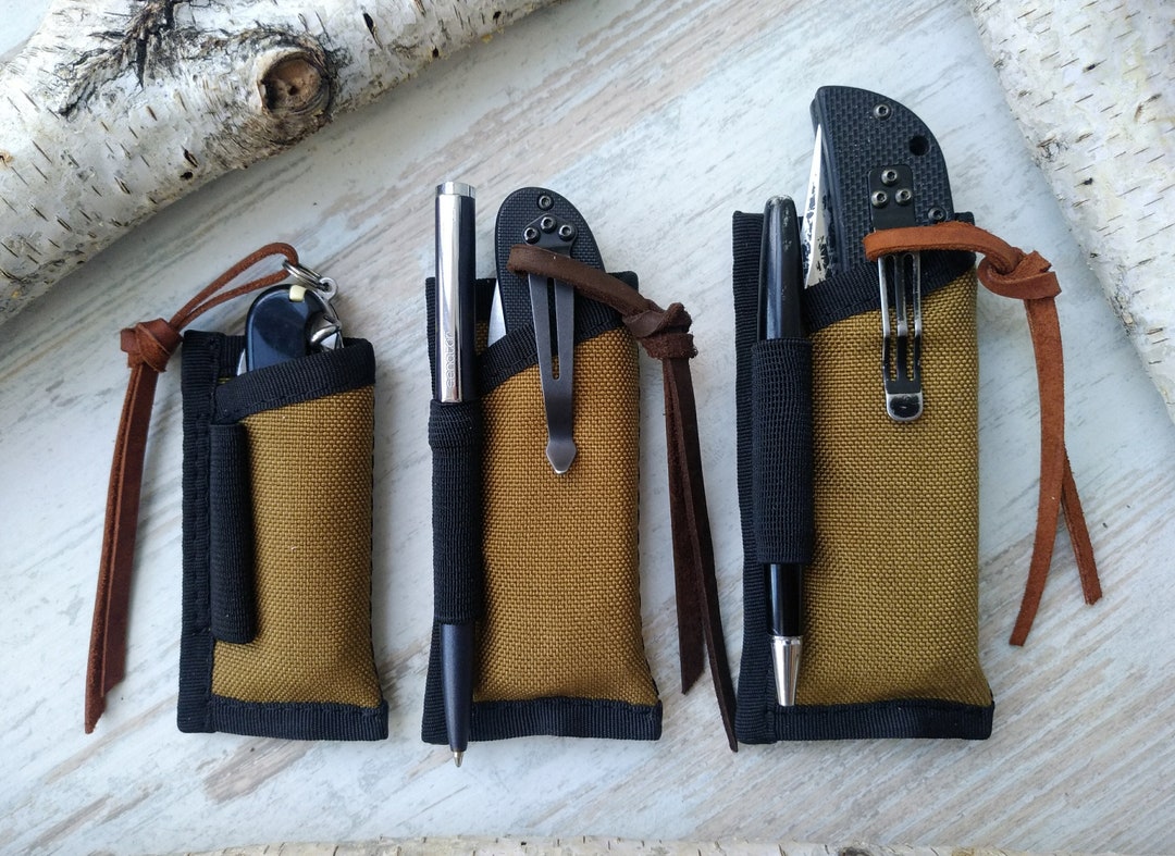 EDC Pocket Organizer/Еdc Slip Case/mini Edc/edc Organizer/cordura Edc ...