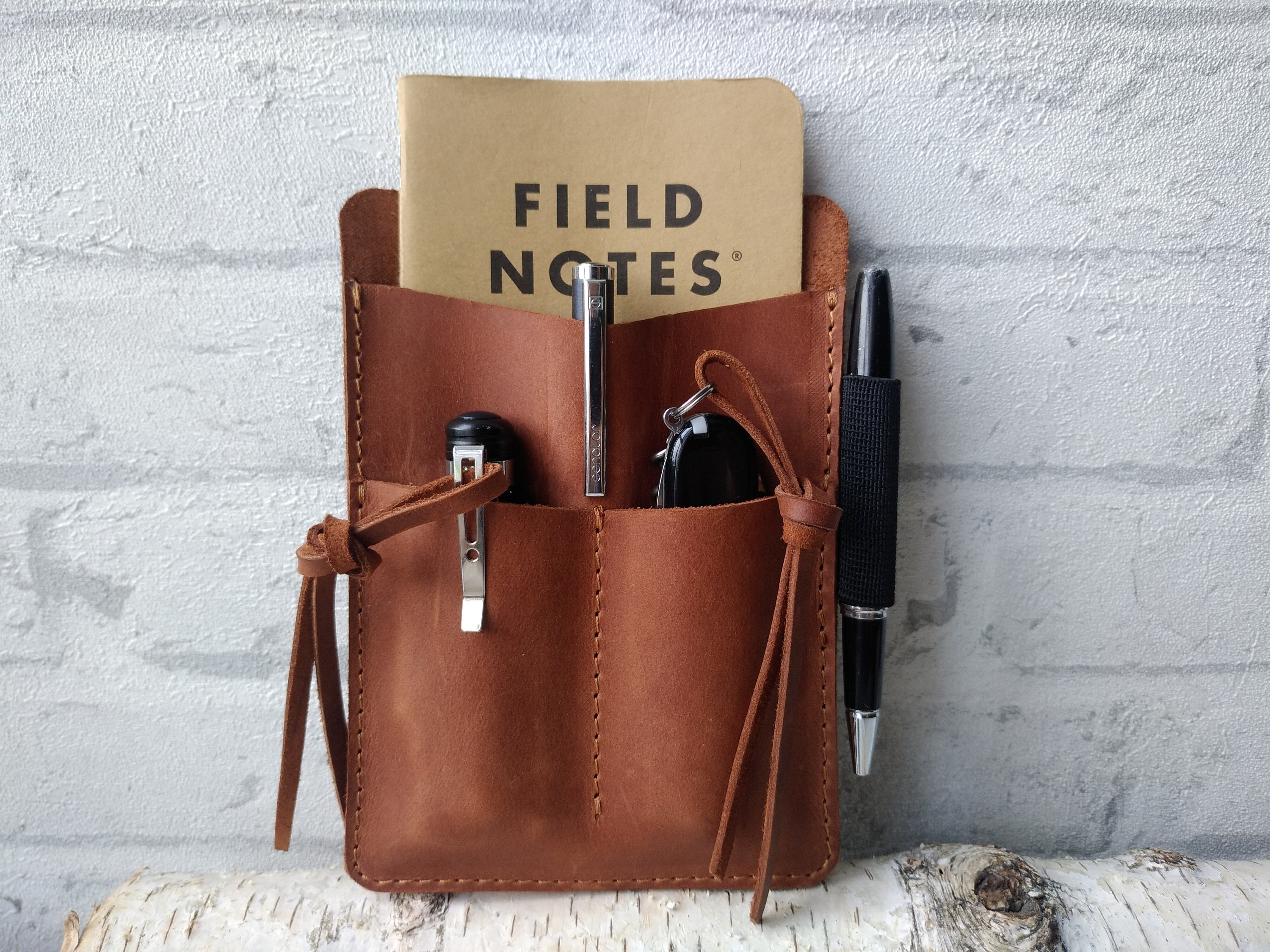 Leather edc organizer for field notes/EDC organizer/edc | Etsy