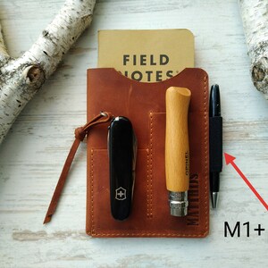 EDC Pocket Organizer/ Field Notes/edc Gear/ Leather Pocket Organizer ...