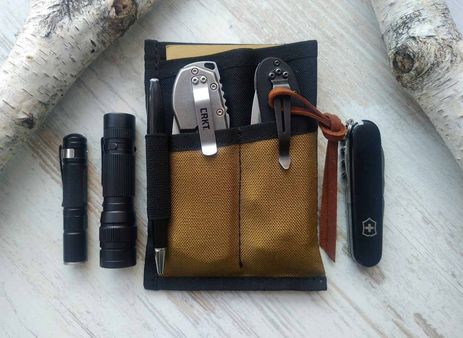 EDC Pocket Organizer/edc Organizer /edc Slip Case/notebook - Etsy