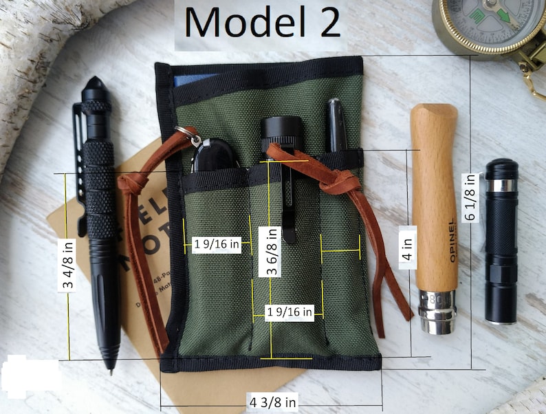 Edc Slip Case/ Field Note Case/notebook Case/ EDC Pocket - Etsy