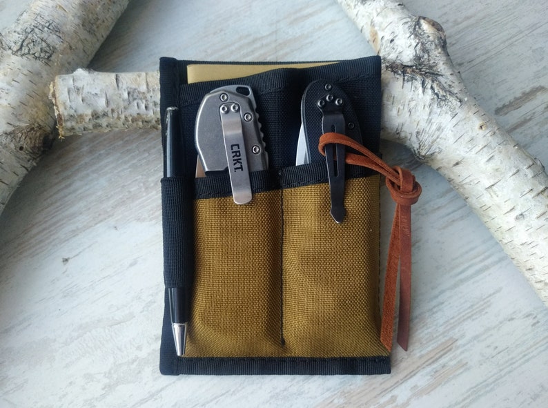 EDC Pocket Organizer/edc Organizer /edc Slip Case/notebook - Etsy