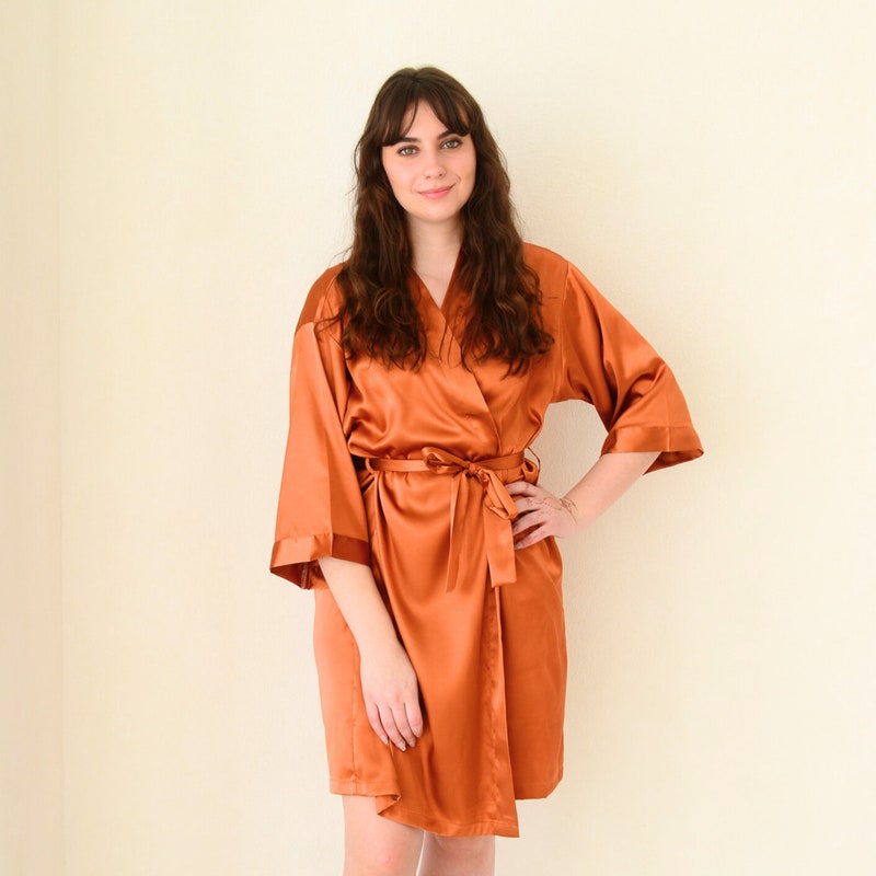 Burnt Orange Silk - Etsy