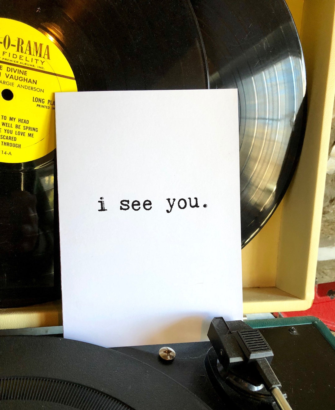 I See You, Friend Card, Love Card, Encouragement Card, Best Friend Card ...