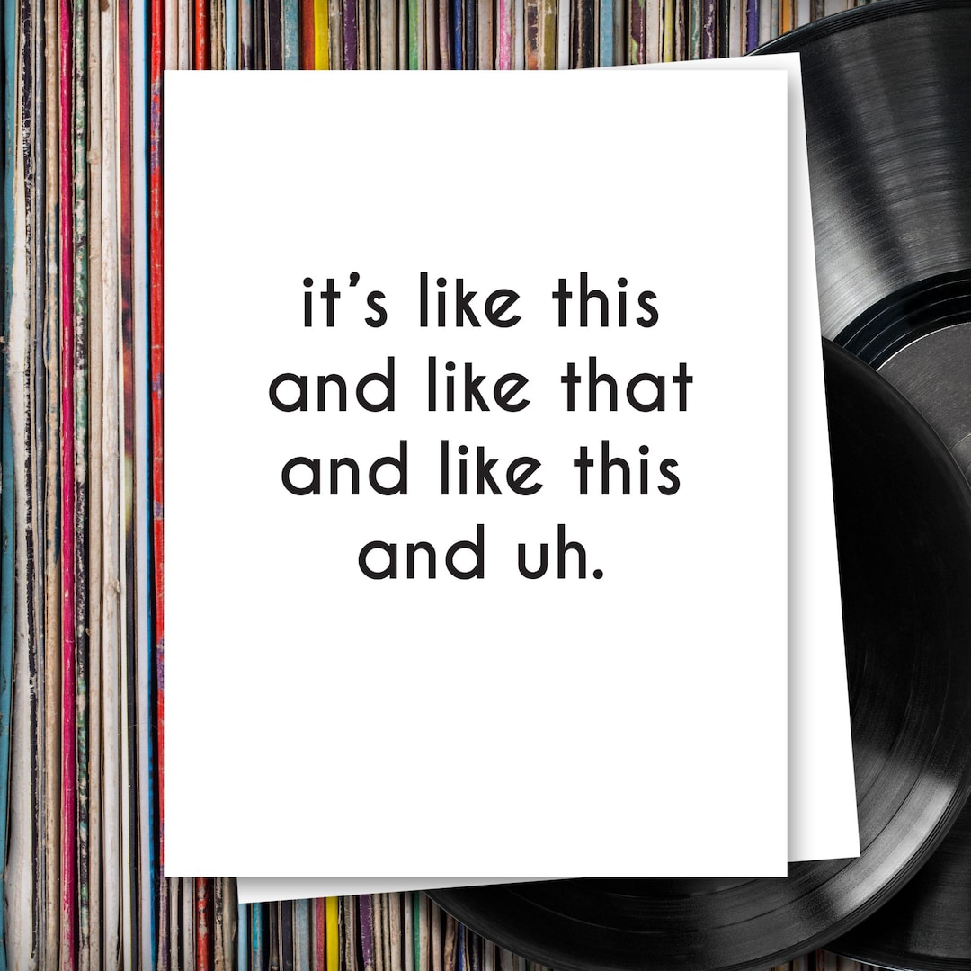 Funny Hip Hop Card – It’s Like This and Like That, Snoop Dogg Lyric ...