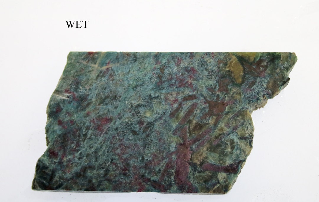 Ruby in Kyanite Rough Lapidary Slab Cabochon Preform Natural - Etsy