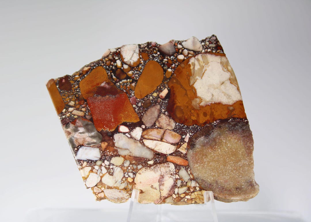 Tennessee Pudding Stone Lapidary Slab Specimen, Extremely Rare ...