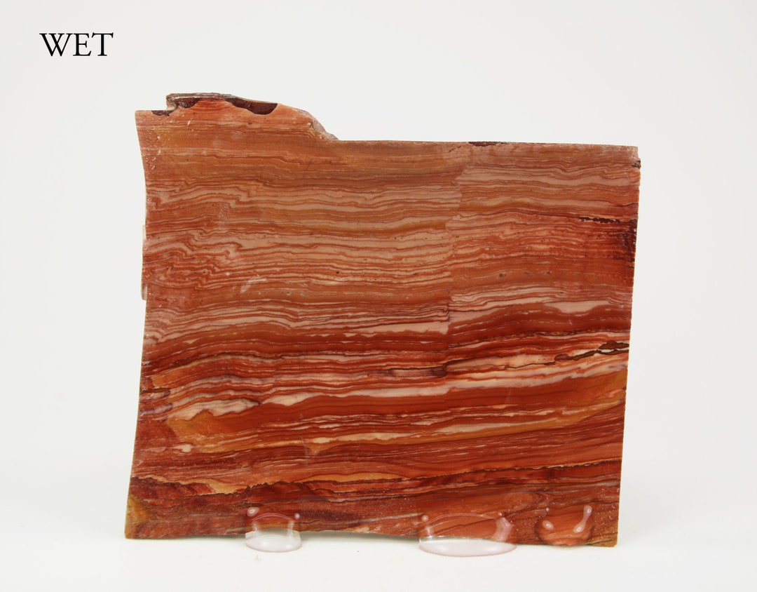 Lapidary Slab, Apache Sage Rhyolite Rough Slab Specimen, Natural ...