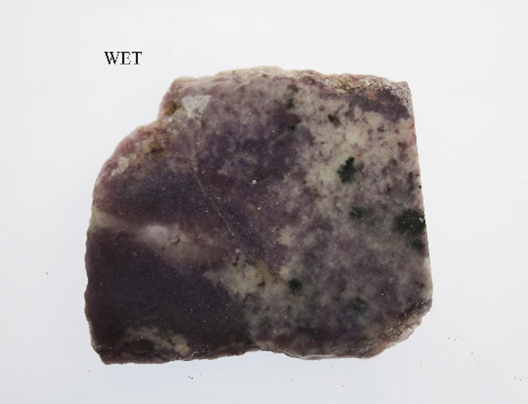 Lapidary Rough Lepidolite Rough Lapidary Slab, Cabochon Preform ...