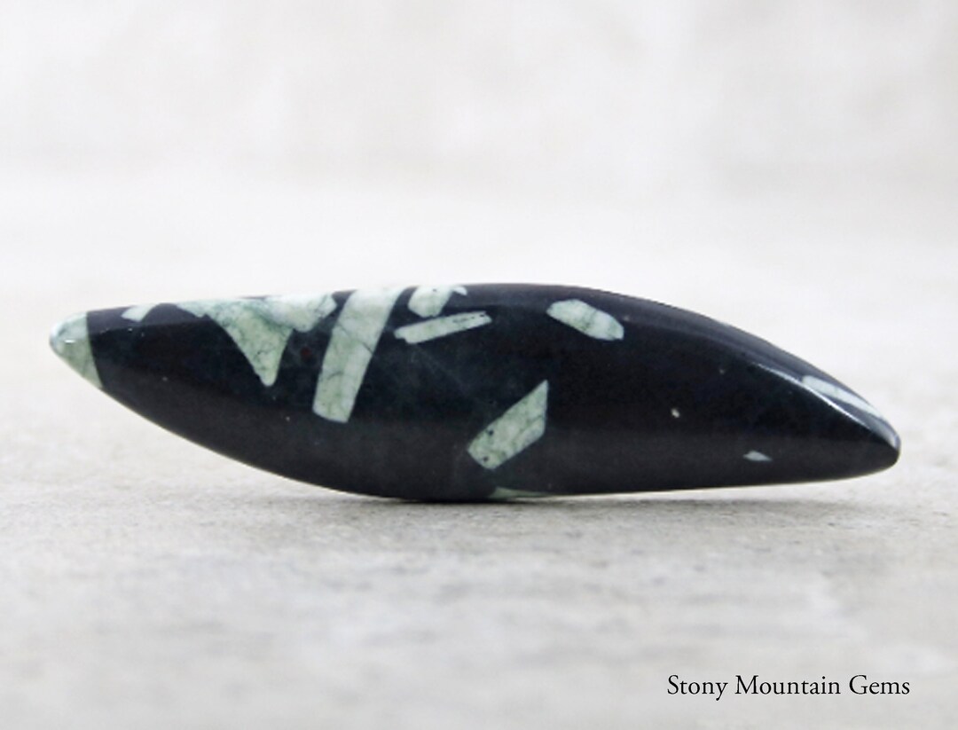 Chinese Writing Stone Designer Cabochon, Freeform Writing Rock Cabochon ...