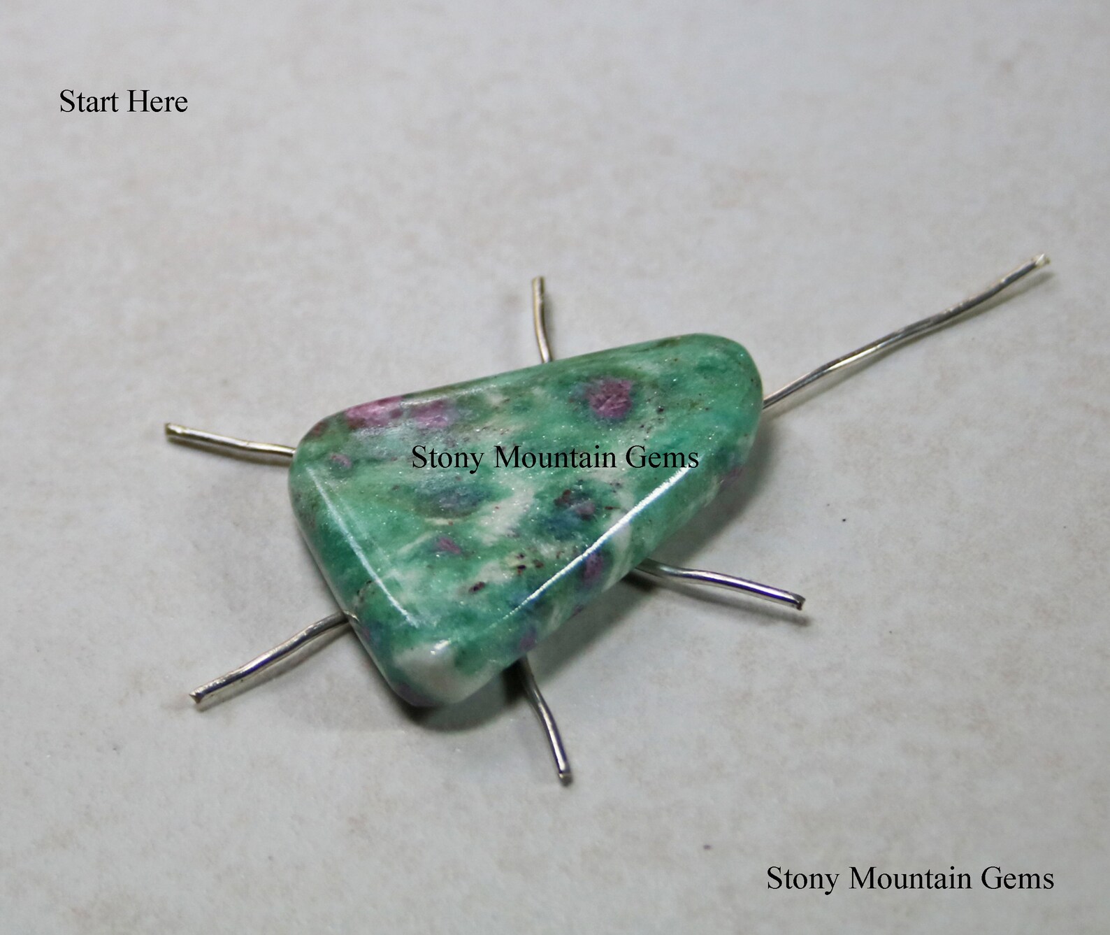 Earring Setting Sterling Silver 4 Prong 20 Gauge Wire Claw - Etsy