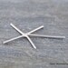 Pendant Setting, Sterling Silver 4 Prong 18 Gauge Wire Claw Setting for ...