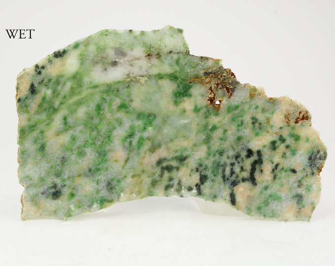 Lapidary Slab, Plasma Agate Rough Slab Specimen, Natural Unpolished ...