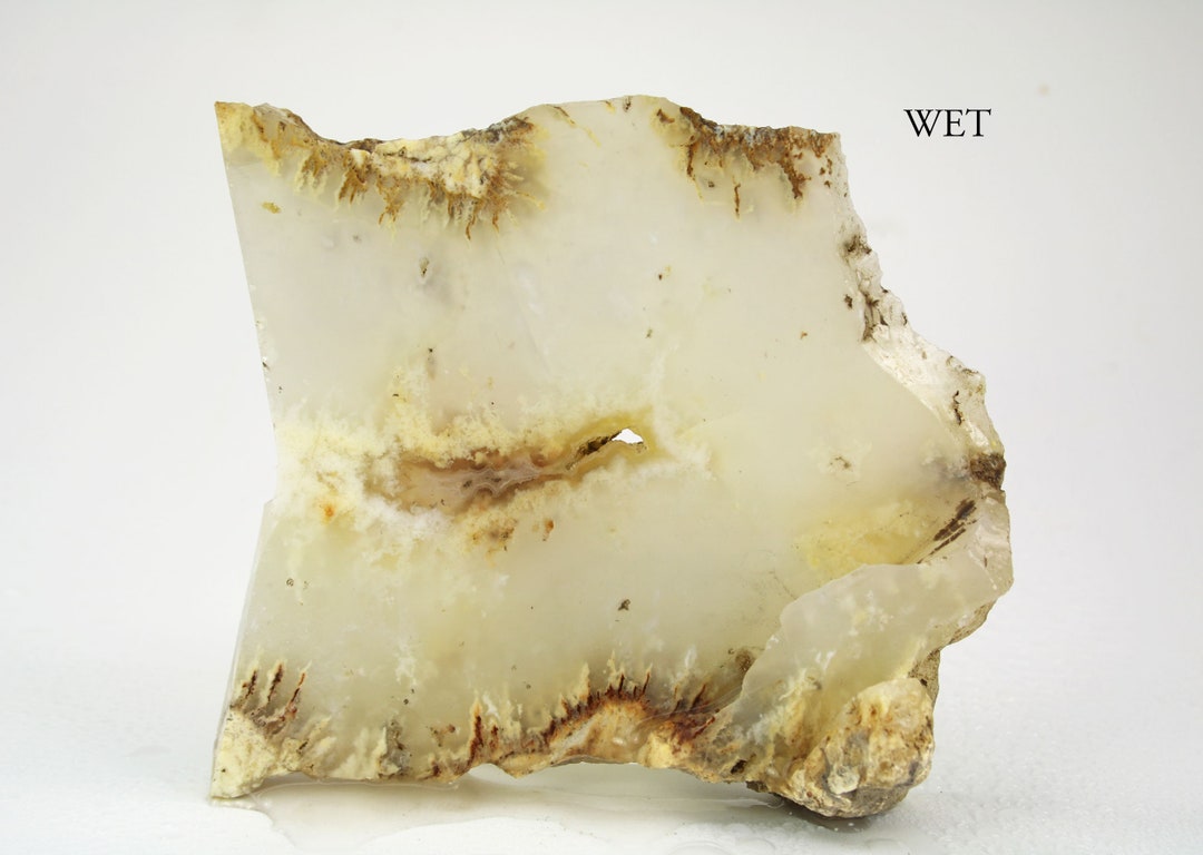 Lapidary Slab Feather Ridge Agate Rough Slab Specimen, Natural ...