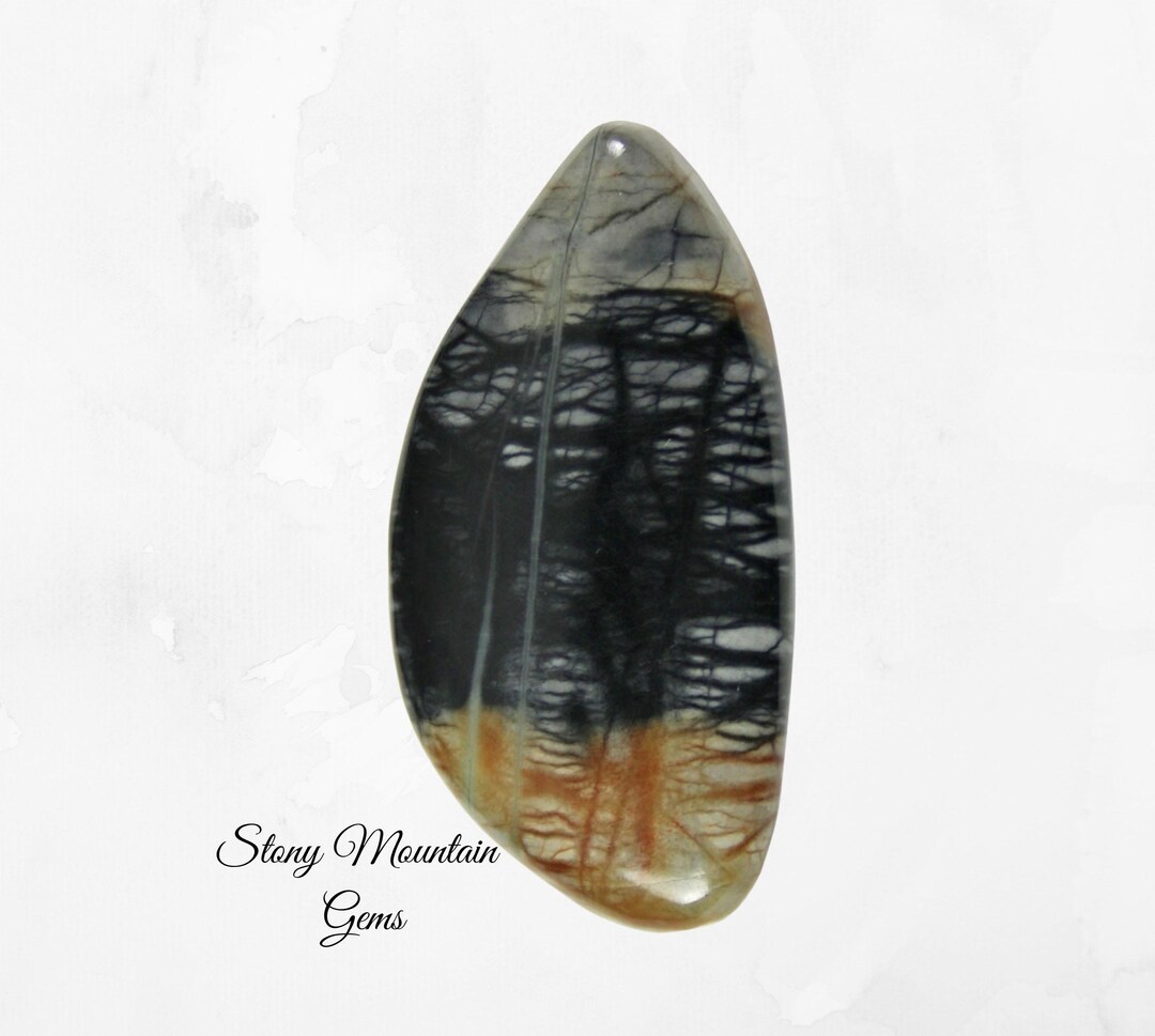 Picasso Marble Designer Cabochon, Rare Natural Freeform Utah Picasso ...