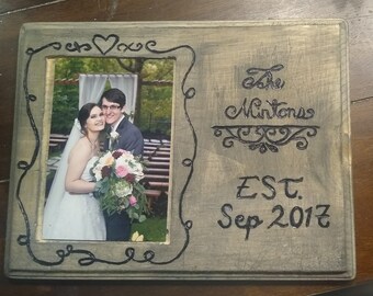 Wood Burning Pyrography Picture Frame Kit - Etsy