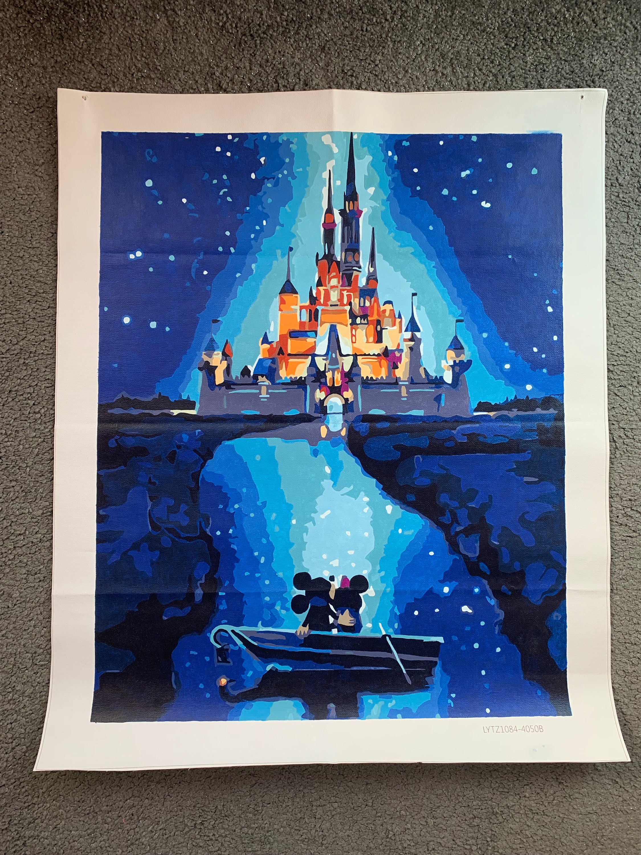 Disney Castle Painting - Etsy
