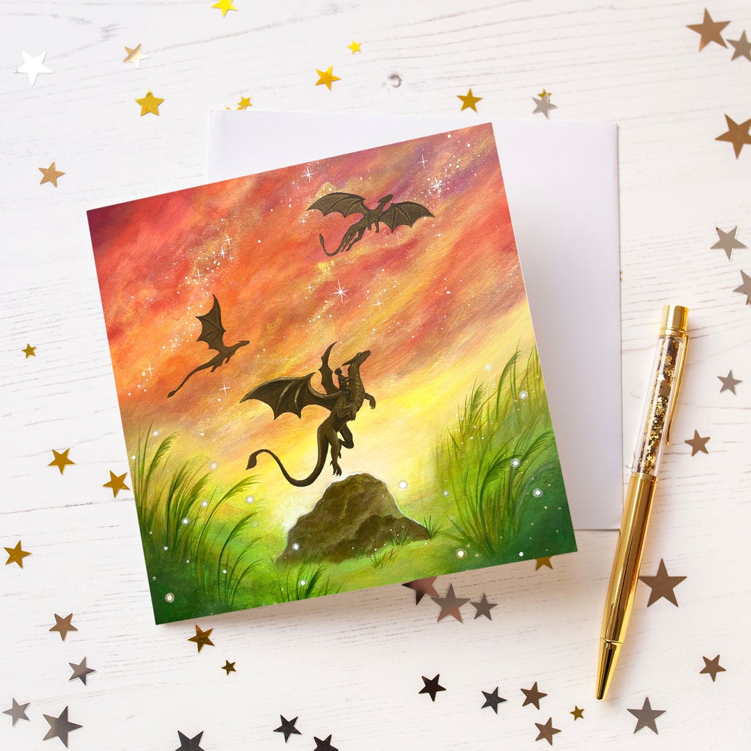 Little Braveheart, Dragon Greetings Card, UK Seller. - Etsy UK