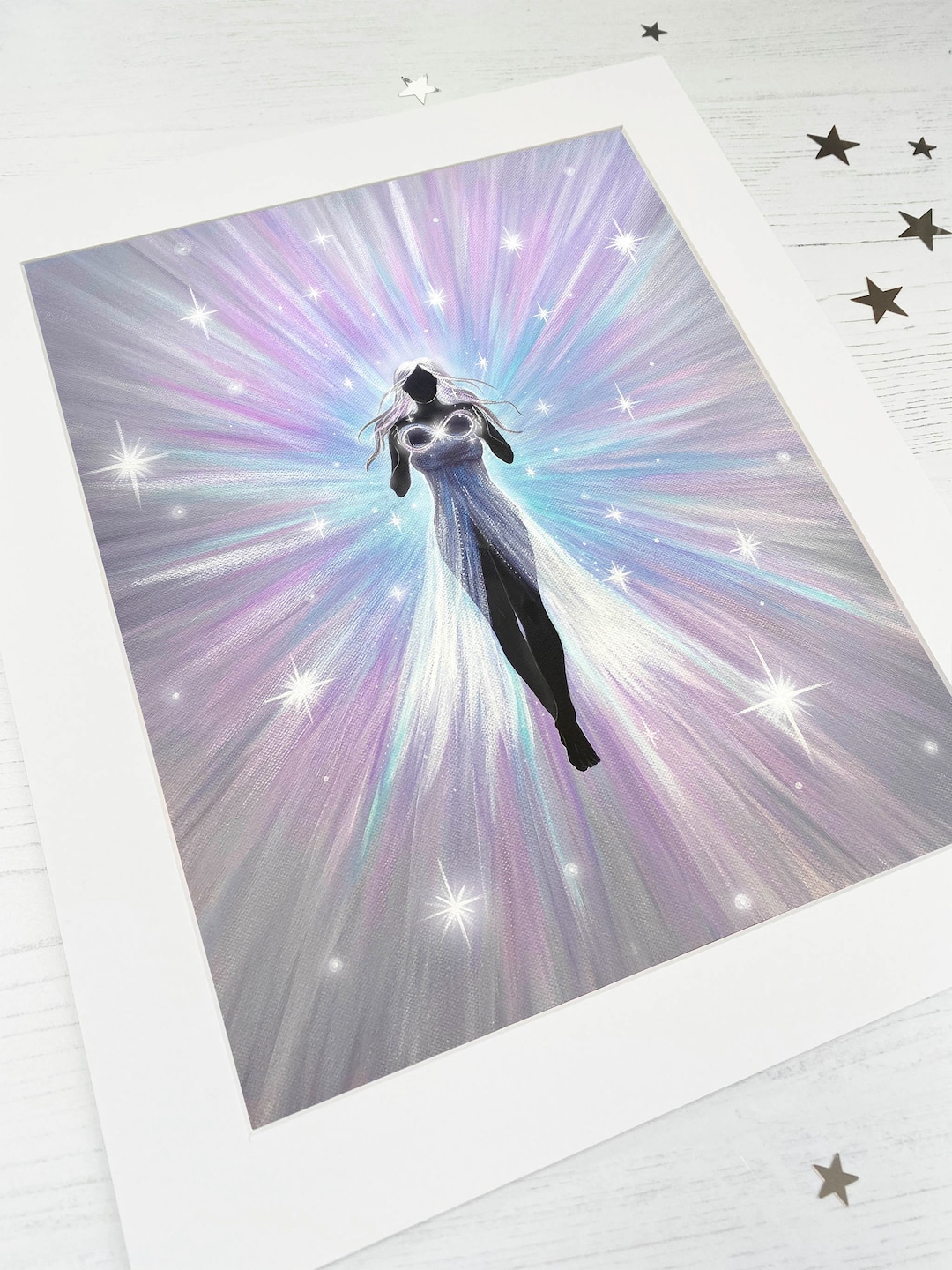 Infinity Mounted Art Print, Source Energy, Light Worker, Spiritual Wall ...