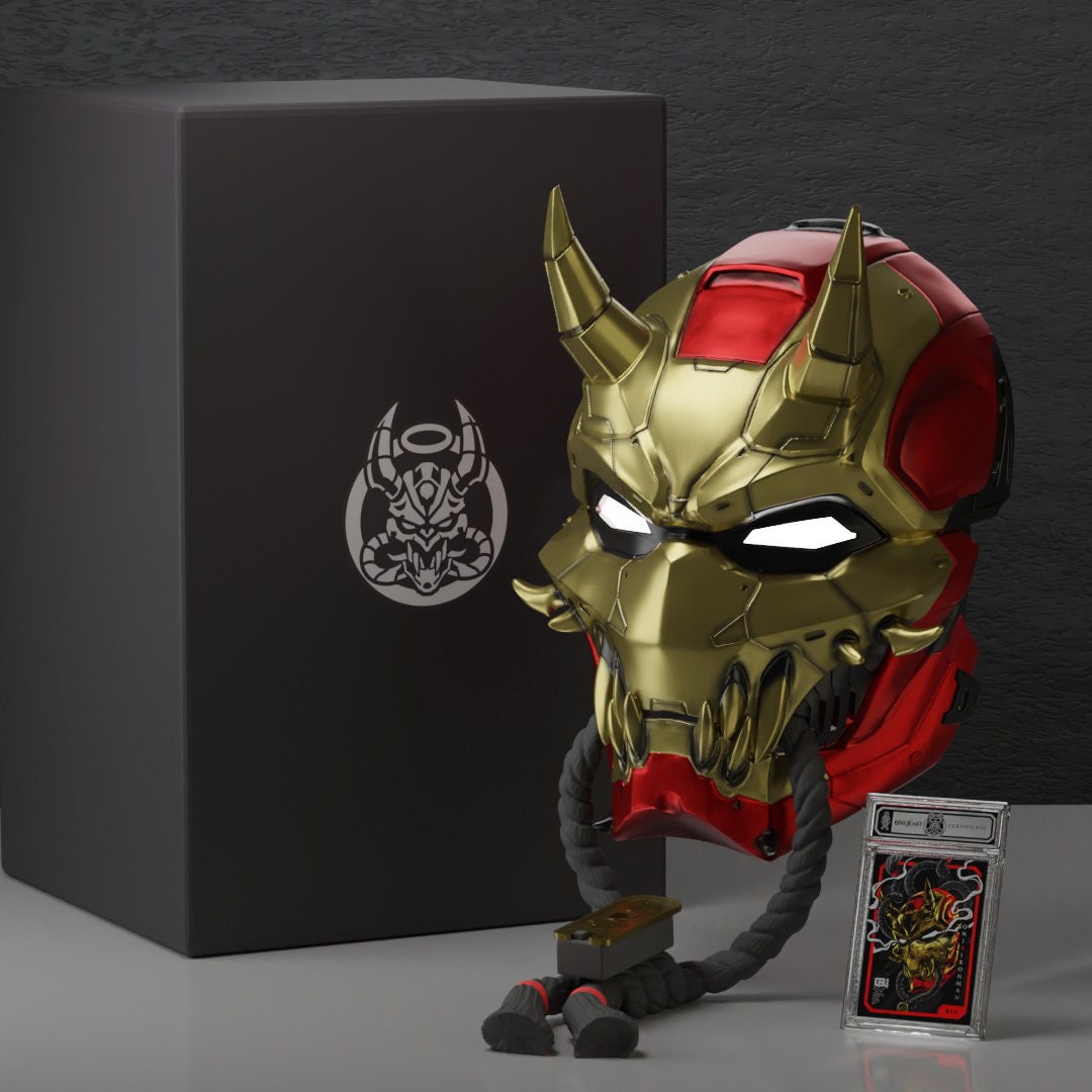 Limited Edition - Japanese Oni Mask - 3d Printed - Wall Art - Wearable ...