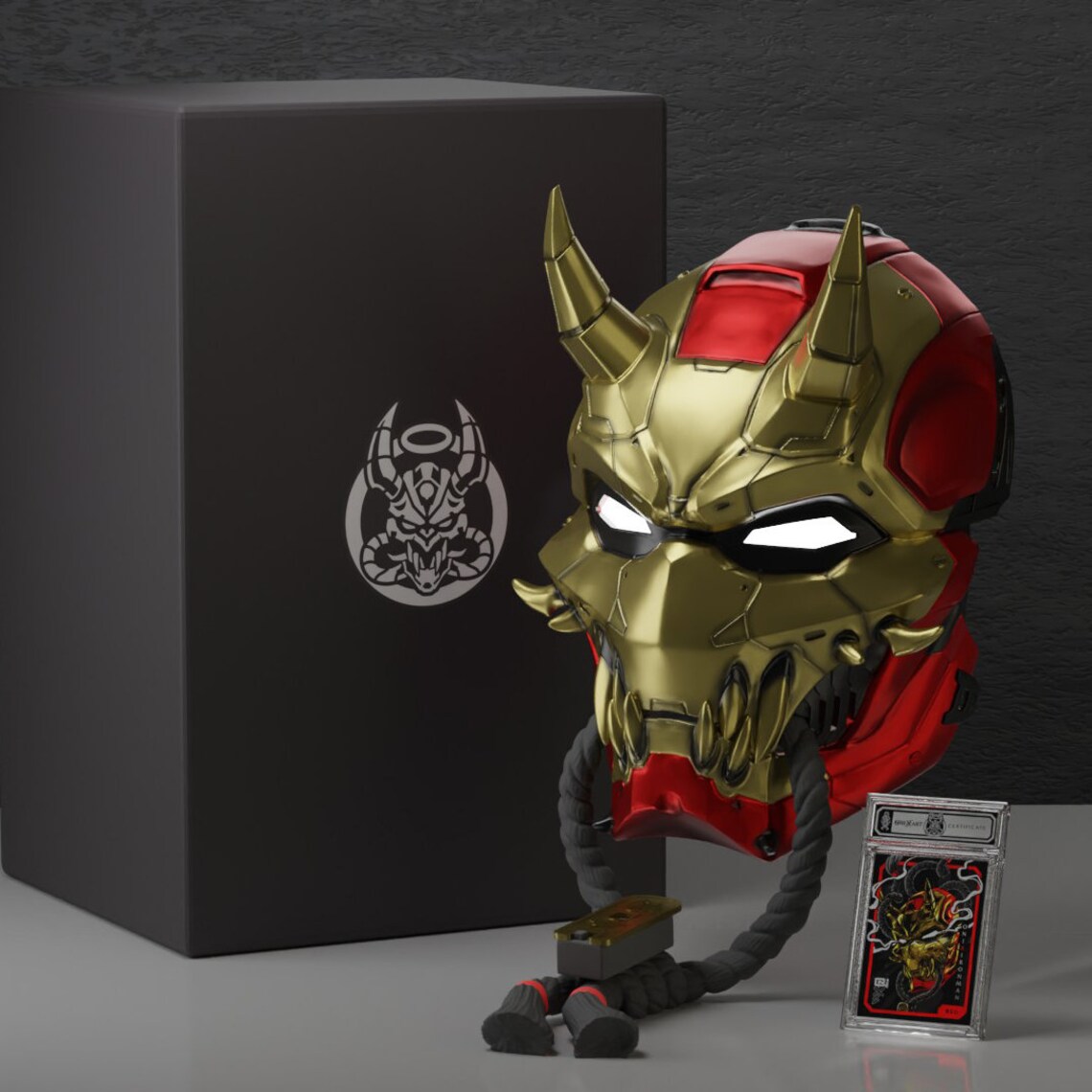 Limited Edition - Japanese Oni Mask - 3d Printed - Wall Art - Wearable ...