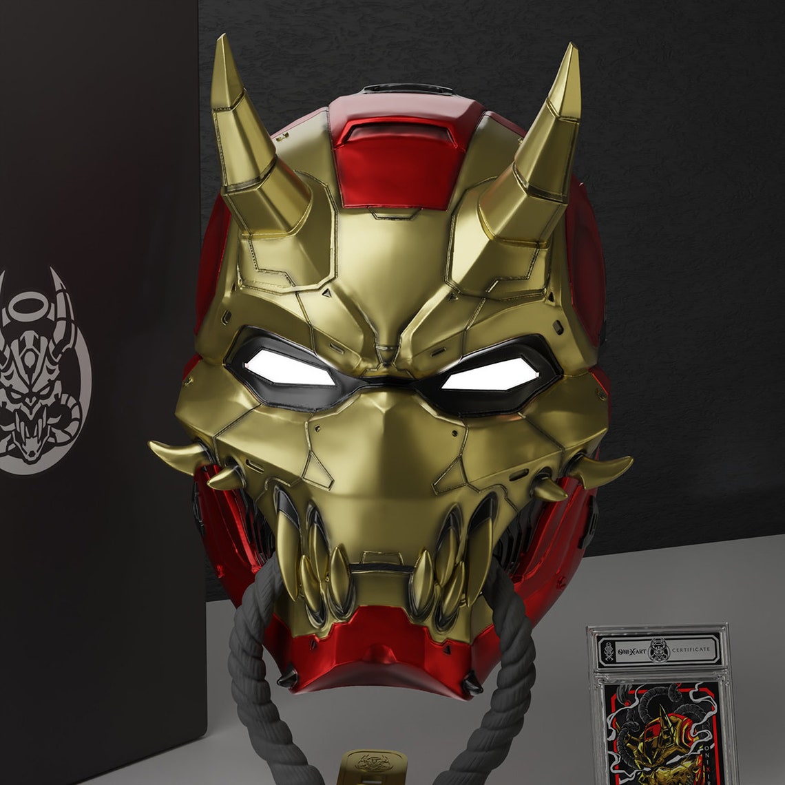 Limited Edition - Japanese Oni Mask - 3d Printed - Wall Art - Wearable ...