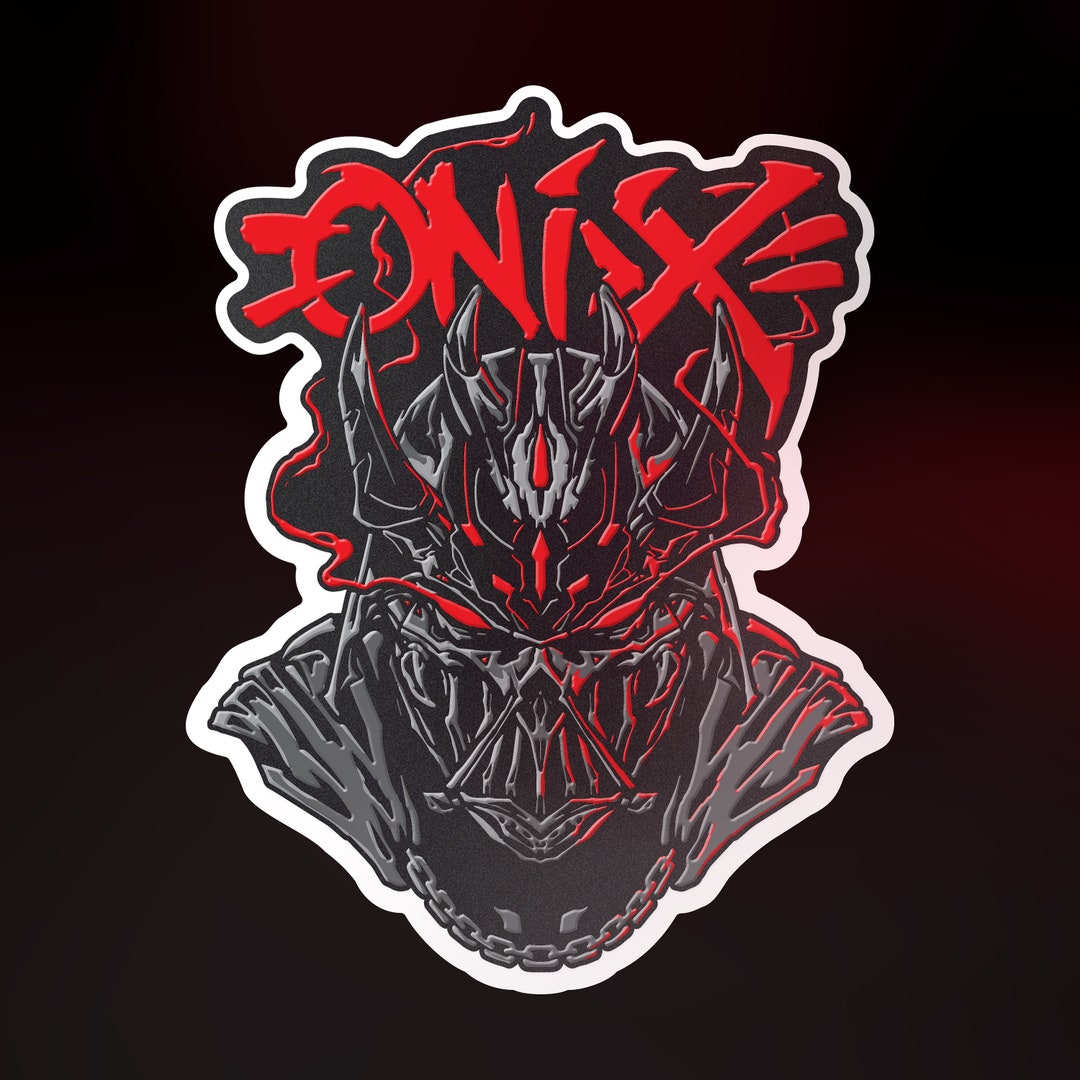 Sith Father Oni Mask Sticker - Etsy