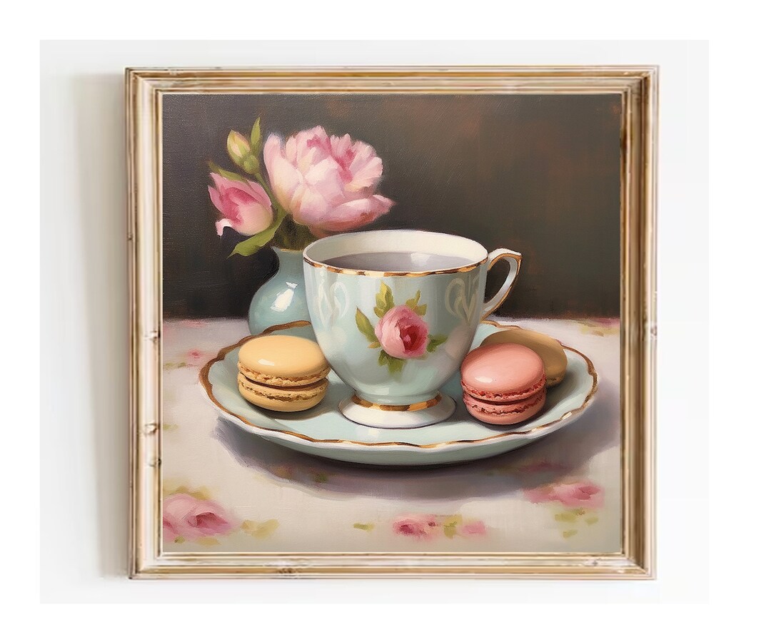 Macaron Art Print, French Macaroon, Parisian Art, Kitchen Wall Art ...