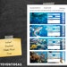 Printable Aquarium Surprise Ticket, Editable Souvenir (instant Download ...