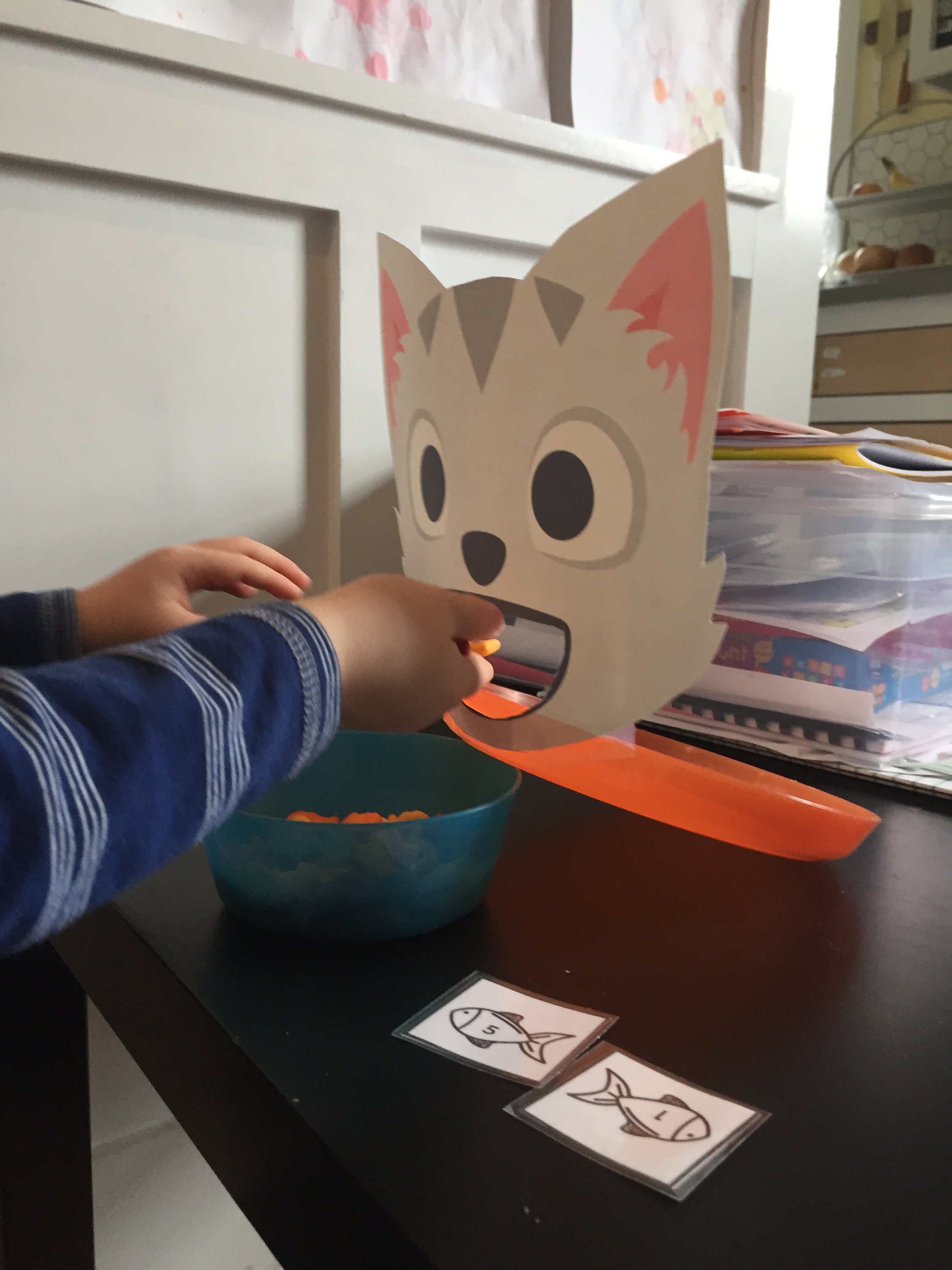 Pre K Kindergarten Cat Math Addition and Counting Game Instant Download ...