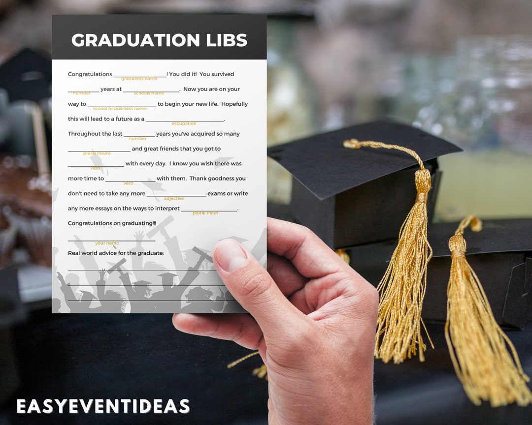 High School Graduation Libs | Middle School Graduation Libs | College ...