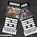 Printable Gift Motocross Tickets, Editable Motocross Tickets, Fake ...