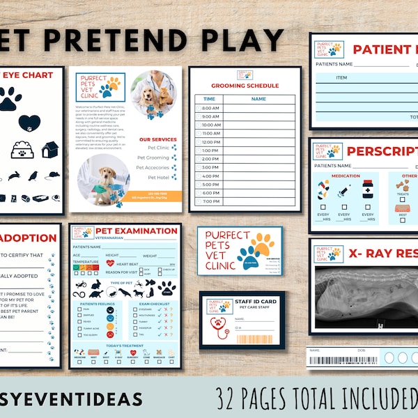 Pretend Play Printable - Etsy