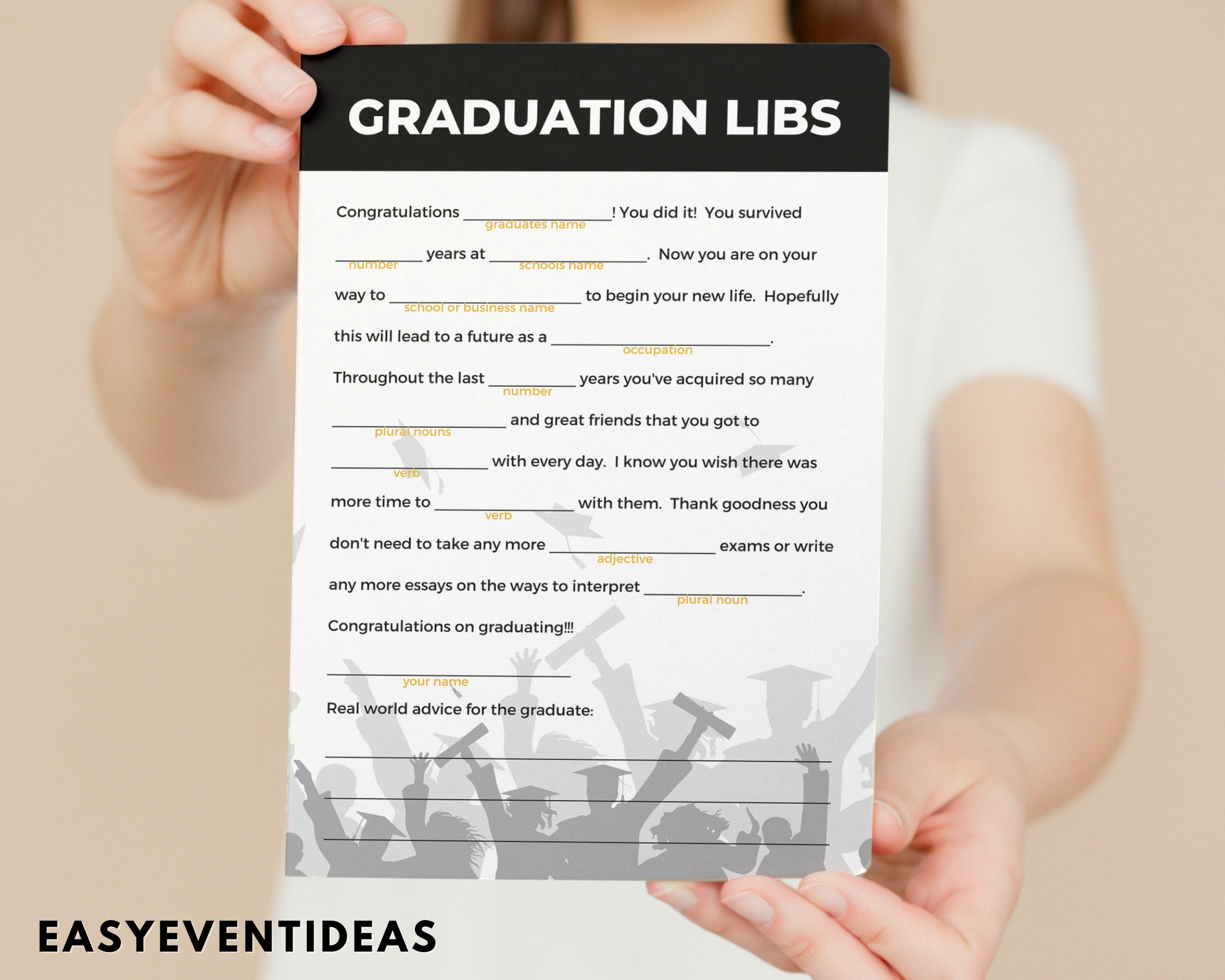 High School Graduation Libs | Middle School Graduation Libs | College ...