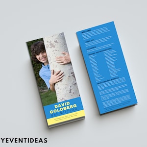 Bar Mitzvah Program | Bat Mitzvah Program | Personalized Mitzvah ...