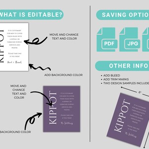 Kippot Sign Template, Printable Minimalist Kippah Sign, Jewish Wedding ...