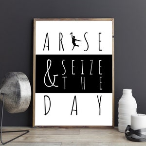 Newsies Printable Sign Arise and Seize the Day Sign - Etsy