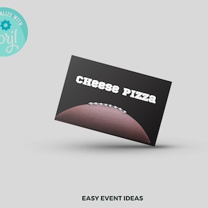 Editable FOOTBALL Party Food Label Tents, Super Bowl Food Placards, Big ...