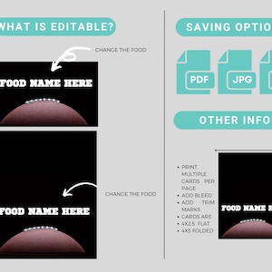 Editable FOOTBALL Party Food Label Tents, Super Bowl Food Placards, Big ...