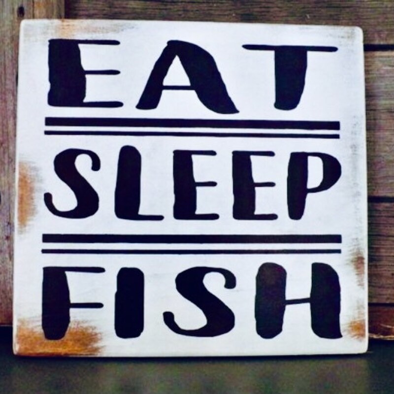 Eat Sleep Fish - Etsy