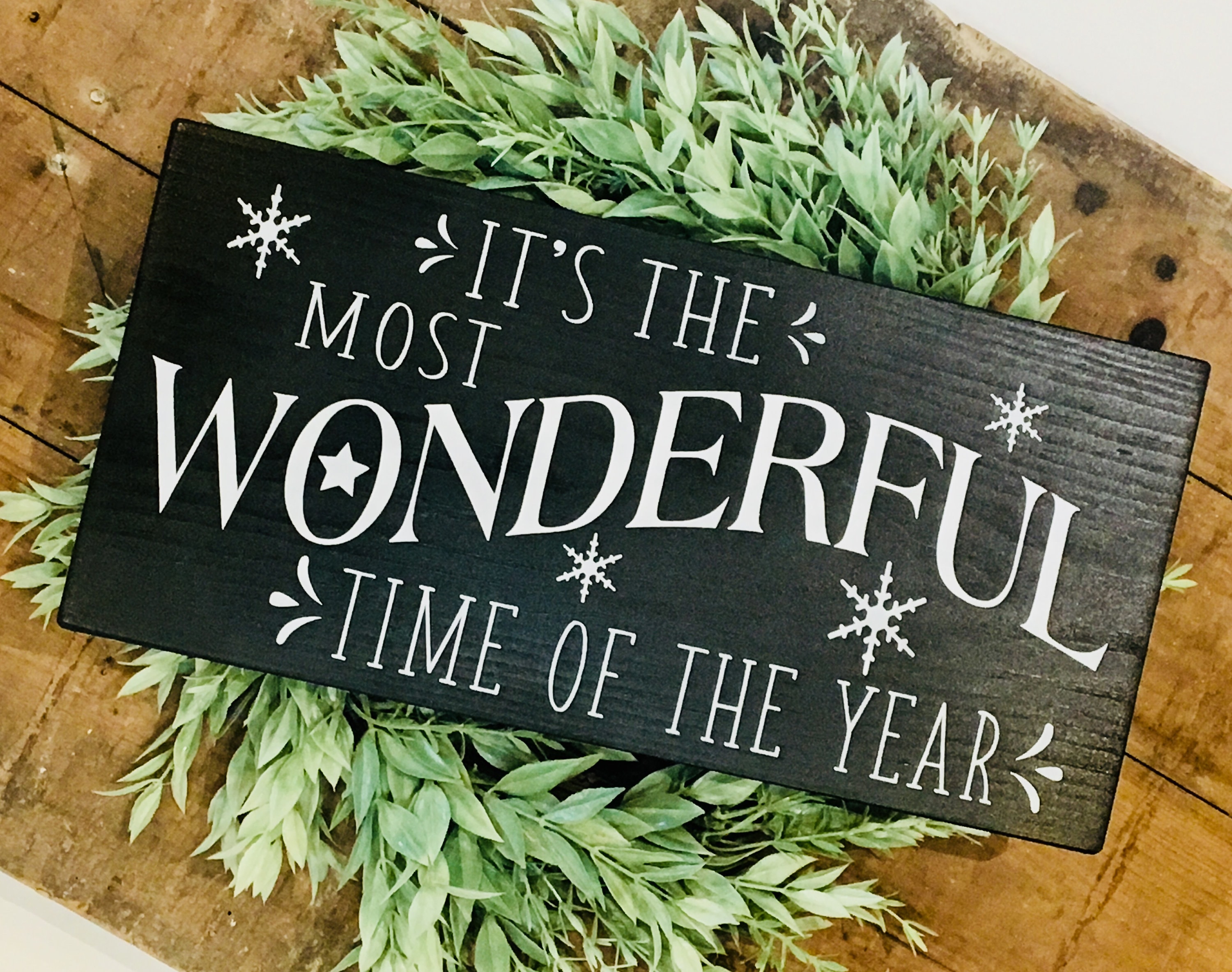 It's the Most Wonderful Time of the Year Sign Rustic - Etsy