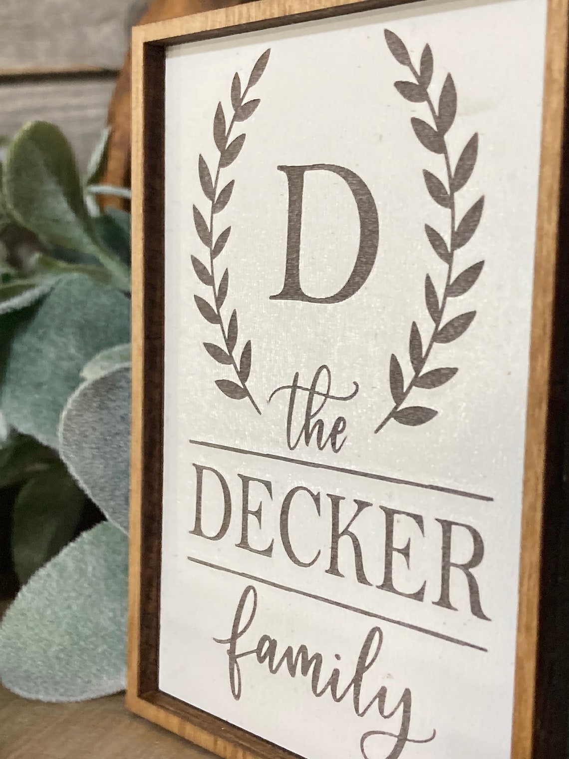 Personalized Family Name Signs Personalized Gifts for Mom | Etsy