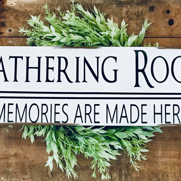 Gathering Room Sign - Etsy