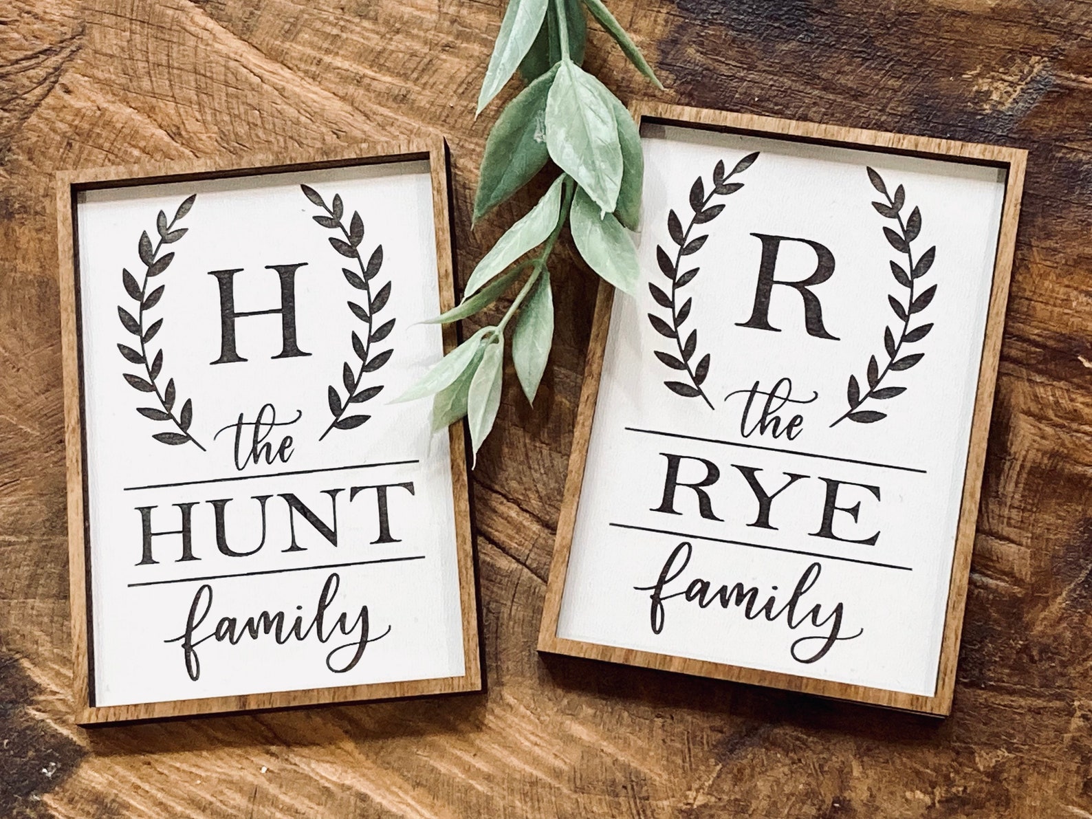 Personalized Family Name Signs Personalized Gifts for Mom - Etsy