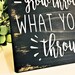 Rustic Inspirational Sign Grow Through What You Go Through. - Etsy