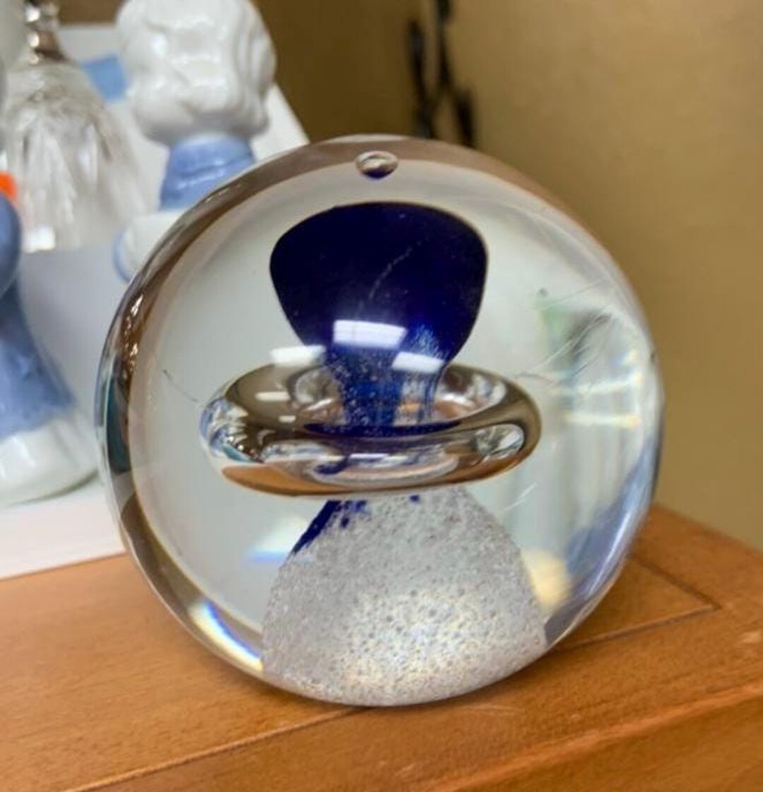 Nebula Art Glass Paperweight Nebula Low Shipping - Etsy